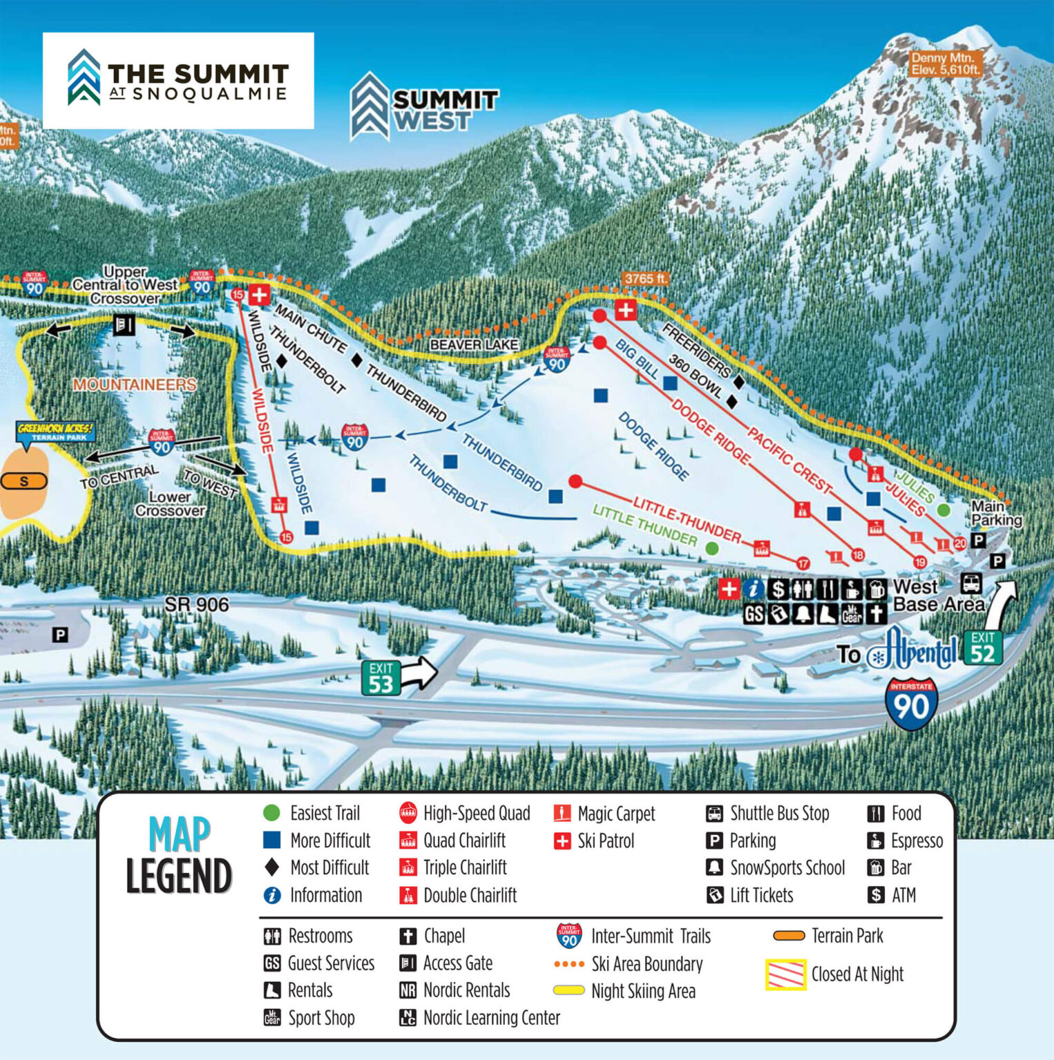My Ski Search | The Summit at Snoqualmie Ski Resort Snoqualmie Pass, WA